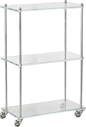 Generico Acrylwagen, mit 3 Ebenen, Aufbewahrung f&uuml;r Zuhause, K&uuml;che, Bad, Esszimmer, B&uuml;ro, Hochzeit, Hotel, Restaurant, Schule, Besitzer