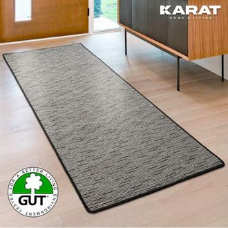 Floordirekt Teppich-L&auml;ufer auf Ma&szlig; Geneva Anthrazit 100 x 450 cm