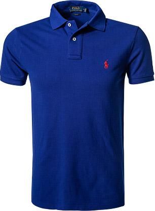 Polo Ralph Lauren Herren Polo-Shirt blau Slim Fit