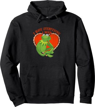 Disney The Muppets Valentinstag Vintage Kermit Everything Pullover Hoodie