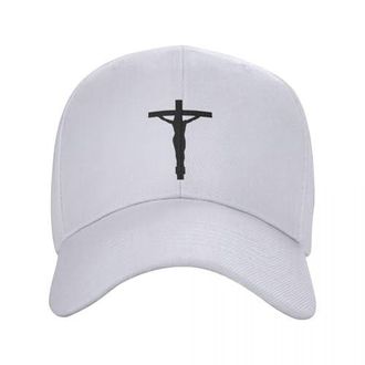 Generic Casquette de baseball punk unisexe The Redeemer Trucker Hat Adulte Cross r&eacute;glable casquette de baseball pour homme femme cadeau sport