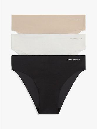 Tommy Hilfiger Lot de 3 culottes br&eacute;siliennes en microfibre