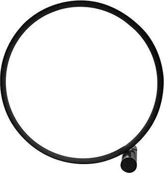 Generic Lampe de table ronde &agrave; LED de 25 cm - Design circulaire moderne - Lampe de chevet &agrave; intensit&eacute; variable - Lampe de table de lecture pour chambre &agrave; couc