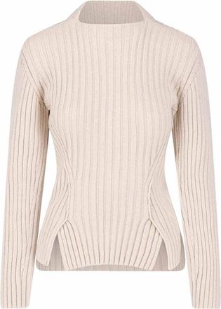 Victoria Beckham Pull Col Rond - Cr&egrave;me