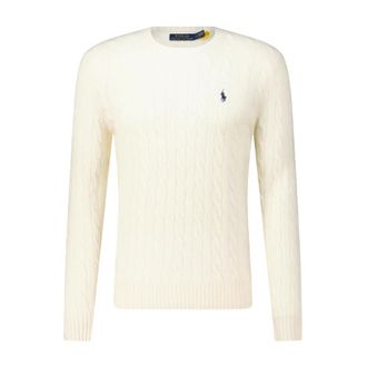Polo Ralph Lauren Rundhals-Strickpullover - - Knitwear - Herren - Wei&szlig; - L