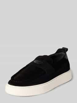 Antony Morato Loafers aus Leder mit Label-Detail