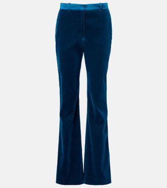 Paco Rabanne Pantalon flare en velours