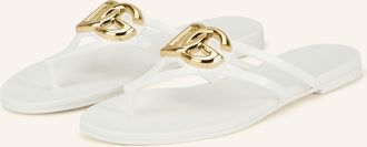 Dolce & Gabbana Zehentrenner weiss