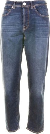 PESERICO Jeans aus Baumwollstretch - Blau