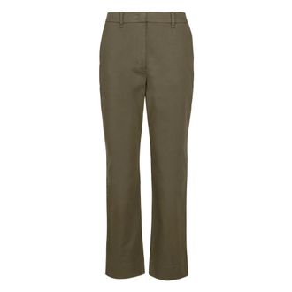 Bomboogie Femme, Pantalons, Brun, Taille: 34 FR Pantalon en satin de coton avec poche chino