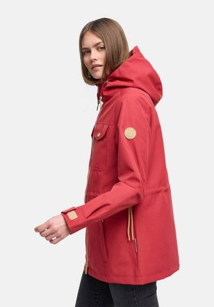 Marikoo Outdoorjacke Sohaa Leichte Outdoorjacke mit Kapuze und Kordelzug