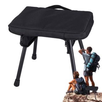 Generico Reisehocker | Belastbar 80 kg | Leichter Outdoorstuhl | Klapphocker f&uuml;r Camping, Wandern, Rucksackreisen, Picknick, Outdoor, Garten, Hof