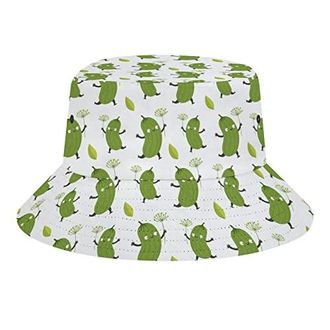 Generic Cornichon-2 Seau Chapeau Léger Bob Chapeaux Pliable Casquettes Visières pour Camping Jardinier Chasse
