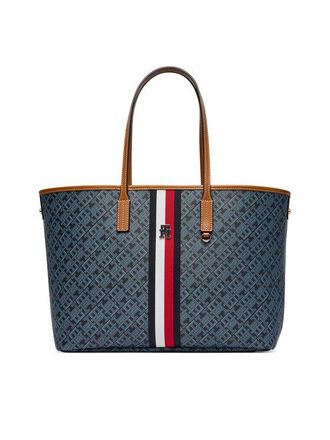 Tommy Hilfiger Handtasche Th Monoplay AW0AW19178 Dunkelblau