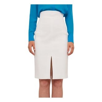 Genny Femme, Jupes, Blanc, Taille: 42 FR Jupe