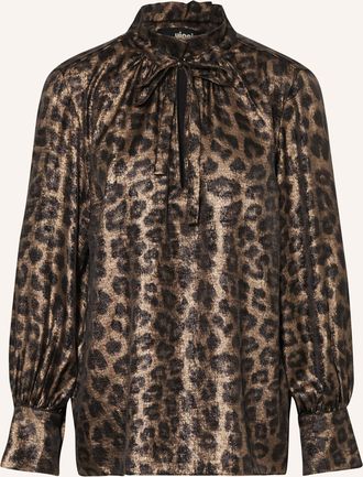 Yippie Hippie Yippie Hippie Blusenshirt Aus Satin braun