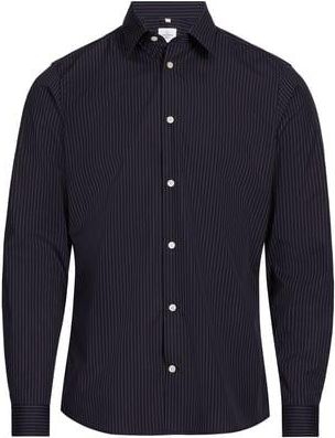 Au Printemps Paris Chemise slim rayée en popeline Fayure