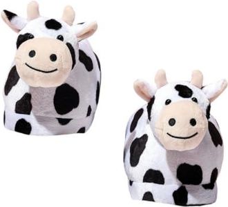 Yardwe Pantoufles Int&eacute;rieur Peluche pour Hiver Chaudes et Antid&eacute;rapantes Confortables et &Eacute;paisses pour Hommes et Femmes