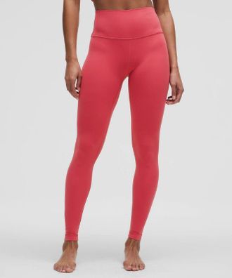 lululemon Align Leggings mit hohem Bund f&uuml;r Frauen - 71 cm - Gr&ouml;&szlig;e 12 in Desert Red