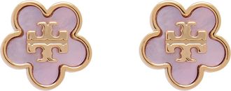 Tory Burch Ohrringe Tory Burch Mop Stud Earrings 157351 Rosa