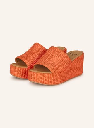 &Egrave; Mia &Egrave; Mia Plateau-Wedges orange