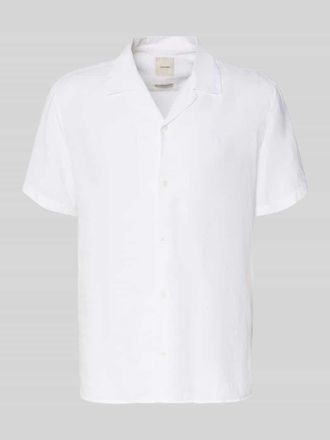 Calvin Klein Regular Fit Freizeithemd aus Leinen-Lyocell-Mix