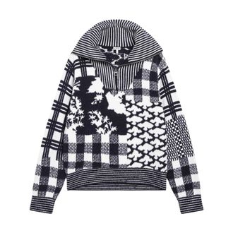 Loewe Pullover mit Rei&szlig;verschluss - - Knitwear - Damen - Mehrfarbig - S