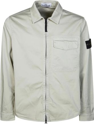Stone Island Homme, Vestes, Gris, Taille: XL Camicia