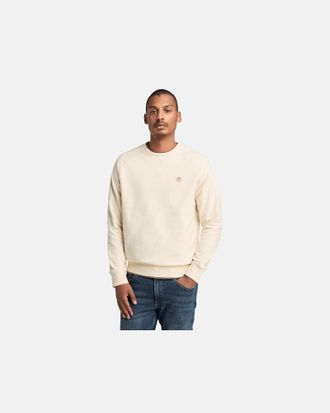 Timberland Exeter River Loopback-Sweatshirt mit Rundhalsausschnitt für Herren in Hellbeige, Herren, Beige, Größe