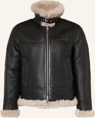 AllSaints Allsaints Lederjacke Lennox schwarz