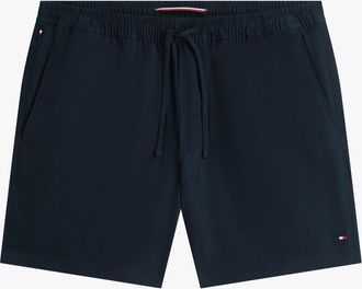 Tommy Hilfiger Short droit Dover &agrave; logo en coton m&eacute;lang&eacute;