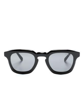 Moncler Gradd Sonnenbrille mit eckigem Gestell - Schwarz