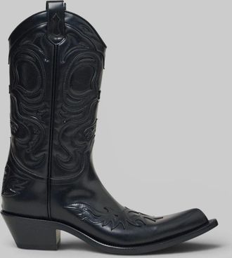 Acne Studios Pointy Leather Cowboy Boot
