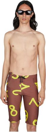 Vivienne Westwood Graphic Print Swim Bermudas - - Swimwear - Herren - Braun - S