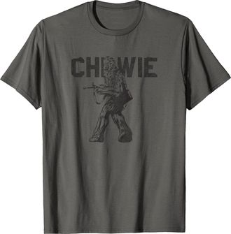 Star Wars Last Jedi Chewie Distressed T-Shirt