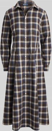Polo Ralph Lauren Midikleid aus reiner Baumwolle