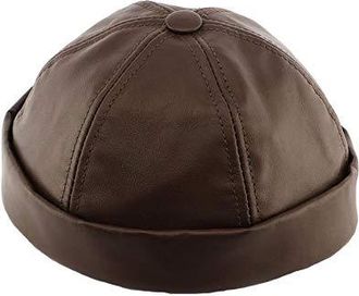 Result Bonnet Docker Cuir Marron Aussie Apparel - Taille: Taille Unique - Couleur: Marron - Mixte