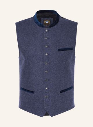 Hammerschmid Hammerschmid Trachtenweste Manuel Extra Slim Fit blau