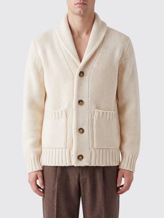 KANGRA Cardigan aus Wollmischung mit Schalkragen, Knopfleiste und aufgesetzten Taschen