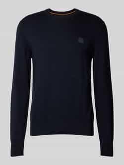 Boss Orange by Hugo Boss Strickpullover aus Baumwoll-Kaschmir-Mix Modell Kanovano