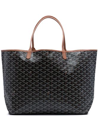 Goyard sac porté épaule Goyardine St. Louis GM (2018) - Noir