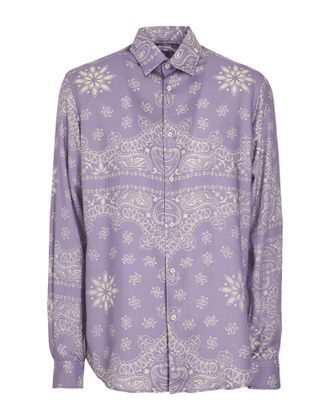 8 by YOOX REGULAR FIT PRINTED SHIRT