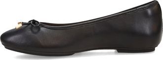 FitFlop Damen Delicato Ballerinas aus weichem Leder mit Schleife Schuh, Schwarz, 36 EU