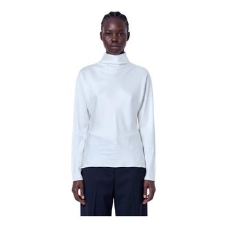 R&oacute;he Minimal Waisted Top - - Tops - Damen - Wei&szlig; - S