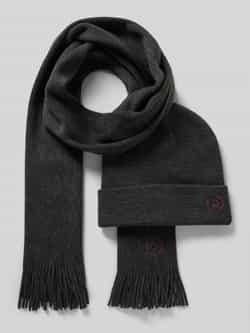 Bugatti Set aus Schal und M&uuml;tze mit Geschenkbox