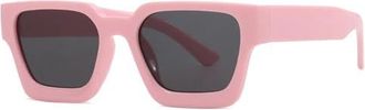 Generic Lunettes De Soleil Carr&eacute;es &Agrave; Petite Monture For Hommes, For Lext&eacute;rieur, Les Vacances, La Conduite(Pink)