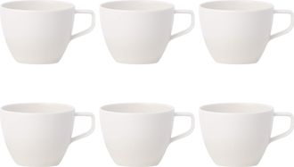 Villeroy & Boch ARTESANO ORIGINAL Kaffeetasse 250ml 6er Set weiß Porzellan