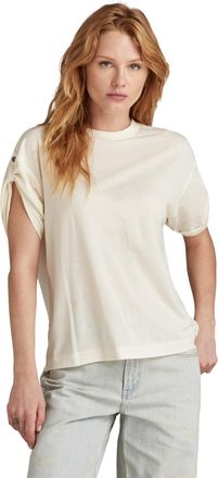 G-Star G-Star RAW Damen Adjustable Sleeve Loose Top, Beige (Antique White D24504-C954-G286), XS