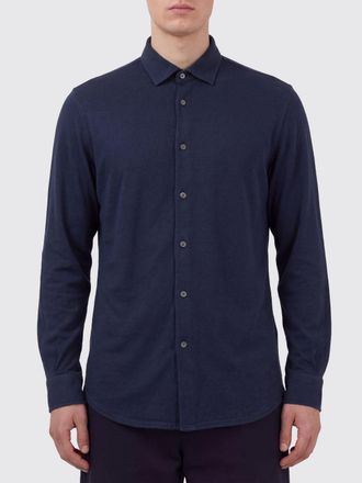 Fedeli Chemise Homme couleur Bleu