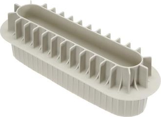 Silikomart | Silikon-Backform f&uuml;r moderne Torten, mit Antihaftbeschichtung, 3D-Design, 200 x 35 mm, H&ouml;he 30 mm, Volumen 190 ml, hergestellt in Italien